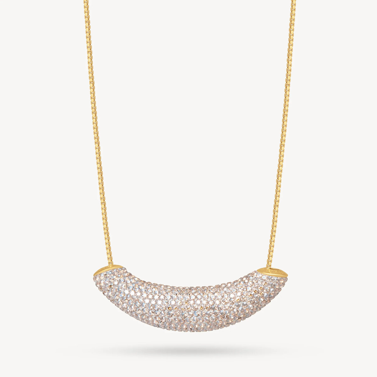 Hillberg & Berk Sterling Silver 14K Gold Vermeil Champagne Curved Spar ...